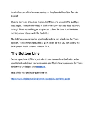 Chrome - DevTools_ A Complete Comprehensive Guide.pdf