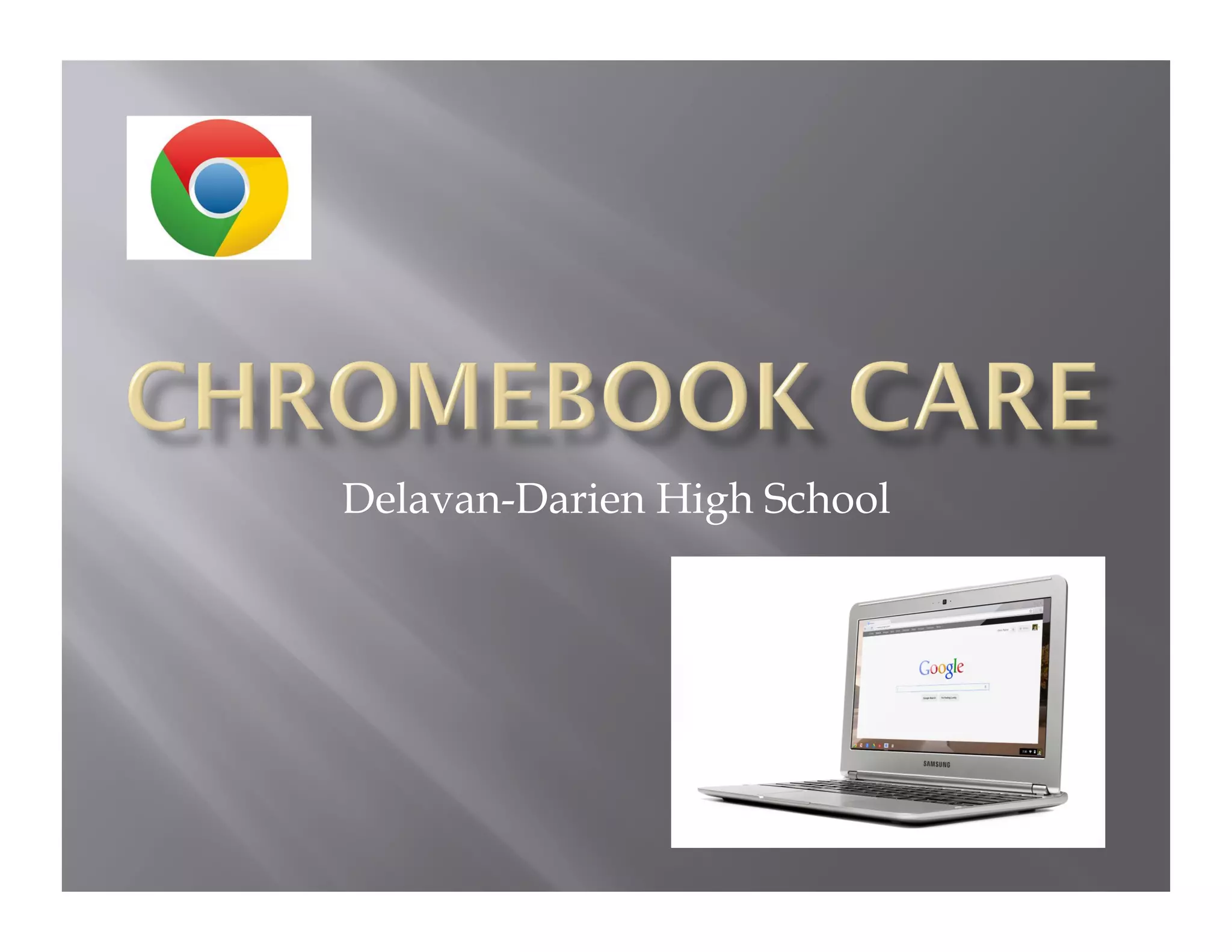 Chromebook care powerpoint | PDF