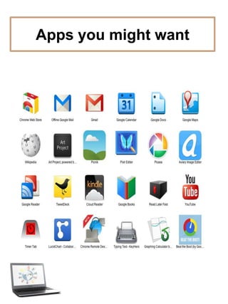 Chromebook Overview | PPTX | Browsers | Computer Software and Applications