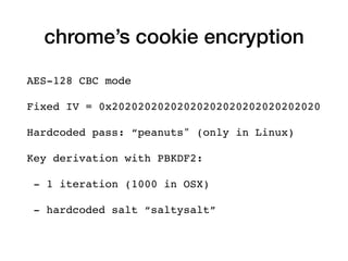 A bug bounty tale: Chrome, stylesheets, cookies, and AES | PPT