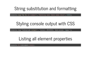 Chrome DevTools 101 | PDF