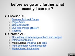 Chrome extensions | PPT