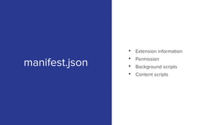 Chrome extansion | PPT