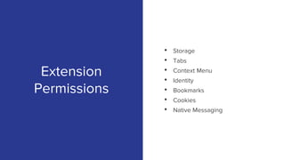 Chrome extansion | PPT