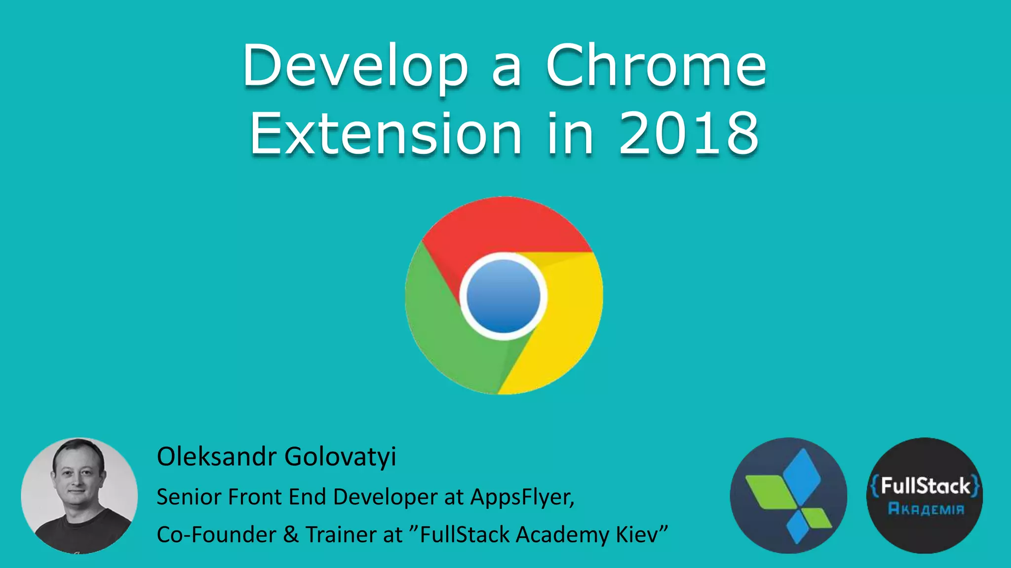 Develop Chrome Extension | PPT