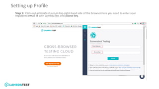 Easy Cross Browser Testing with LambdaTest Screenshots Chrome Extension ...