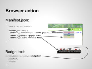 Chrome extension development | PDF