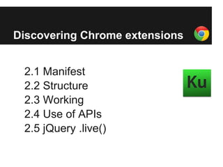 Discovering Chrome Extensions | PPT