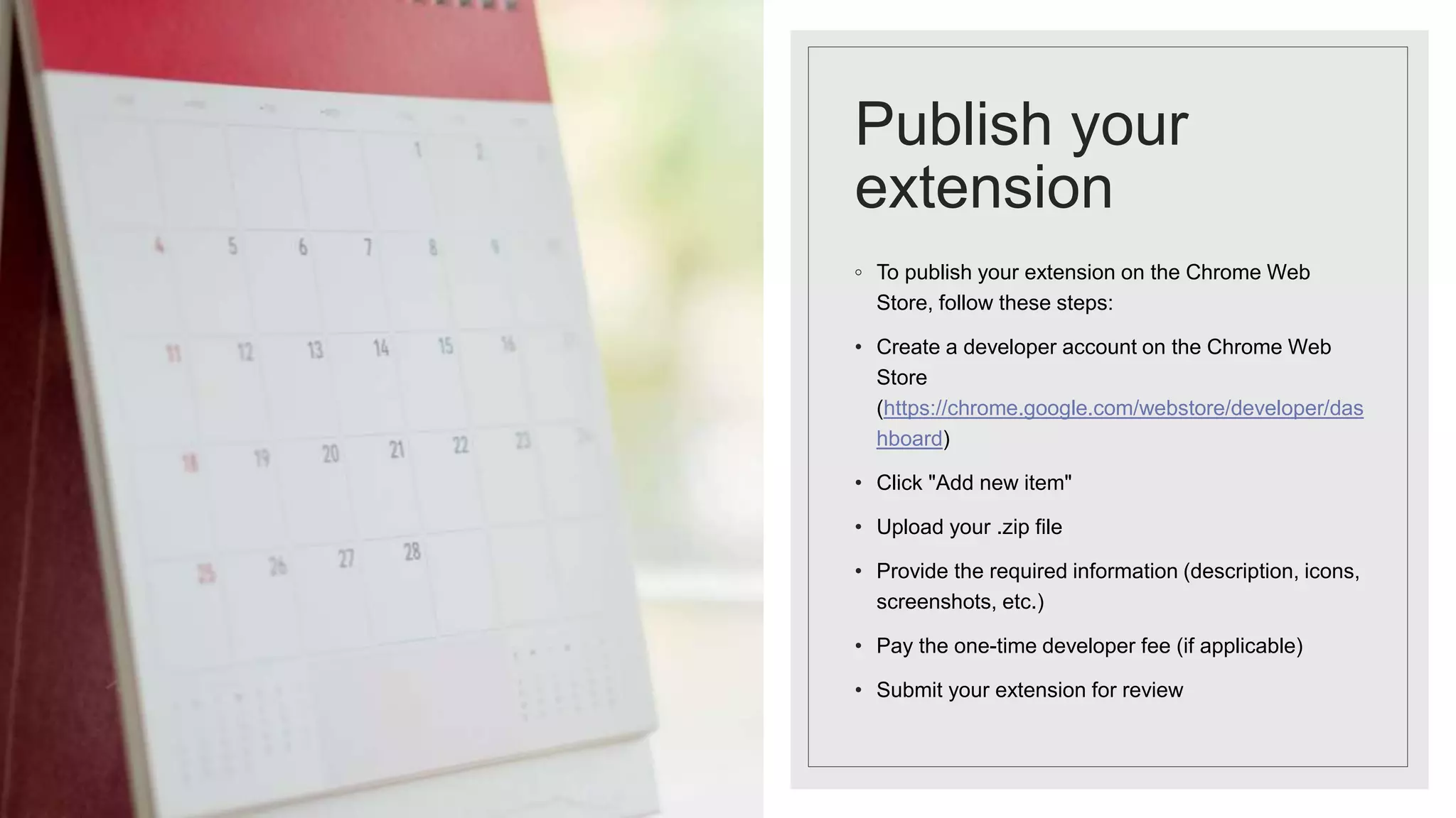 Chrome Extension Step by step Guide .pptx