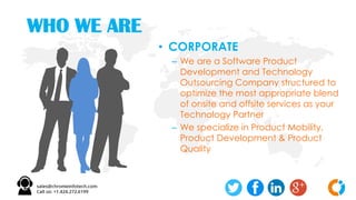 ChromeInfotech - Corporate Profile | PDF | Browsers | Computer Software ...
