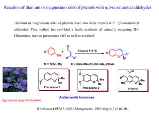 Chromene: Synthesis and Medicinal properties | PPT