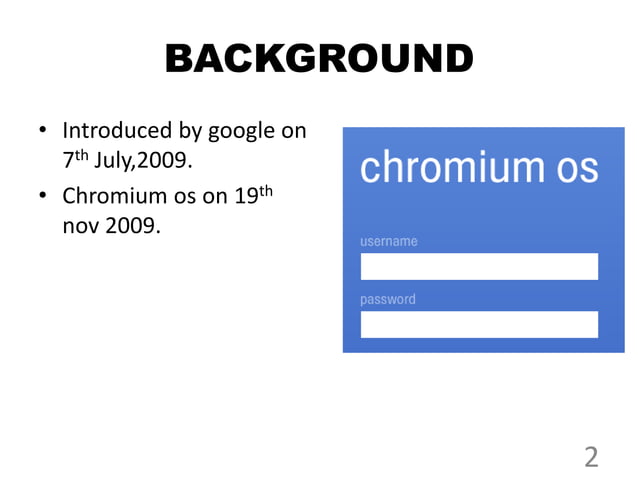 Chrome os | PPTX