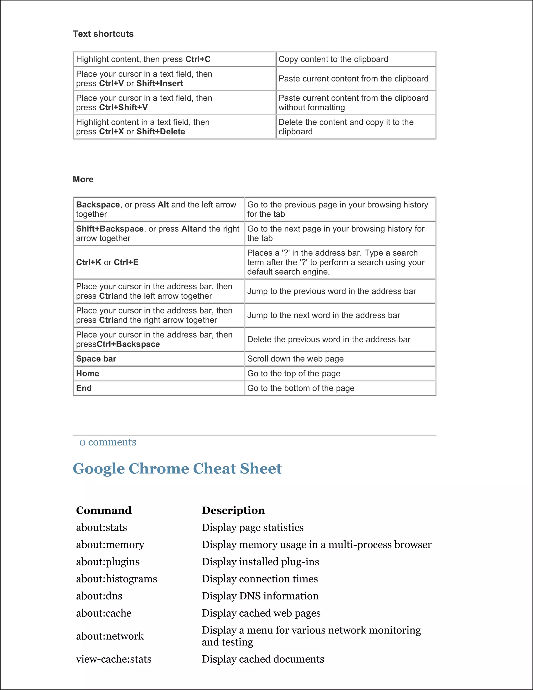 Chrome sheet | PDF