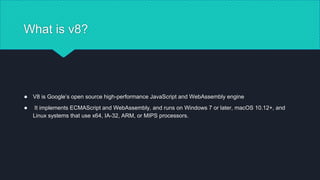 Chrome v8 web: the open source javascript | PPTX | Web Development ...