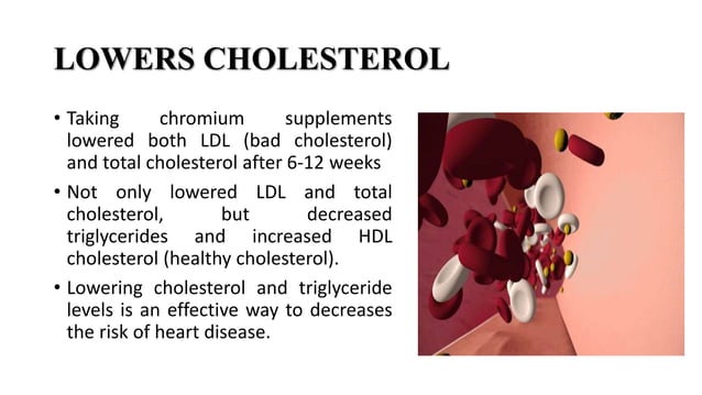 Chromium | PPTX | Diabetes | Diseases and Conditions