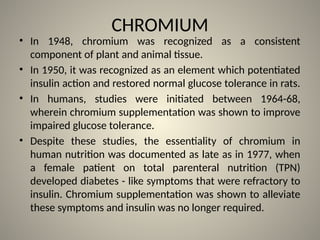 CHROMIUM & Glucose Tolerance Factor.pptx