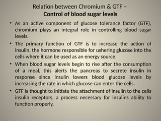 CHROMIUM & Glucose Tolerance Factor.pptx