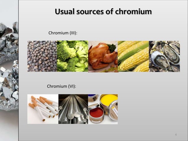 Chromium (effects on health) | PPTX