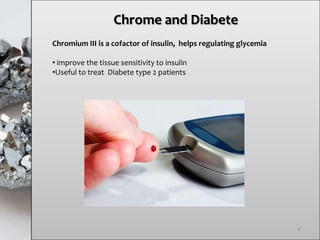 Chromium (effects on health) | PPTX