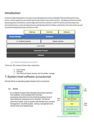 Chromium os architecture report | DOCX