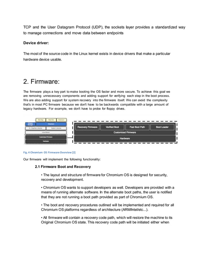 Chromium os architecture report | DOCX | Operating Systems | Computer Software and Applications