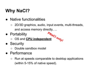 Chromium: NaCl and Pepper API | PDF