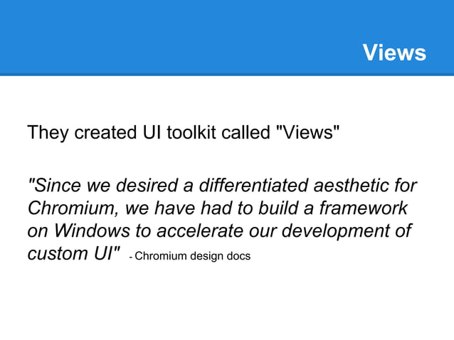Chromium ui framework(shared) | PPT