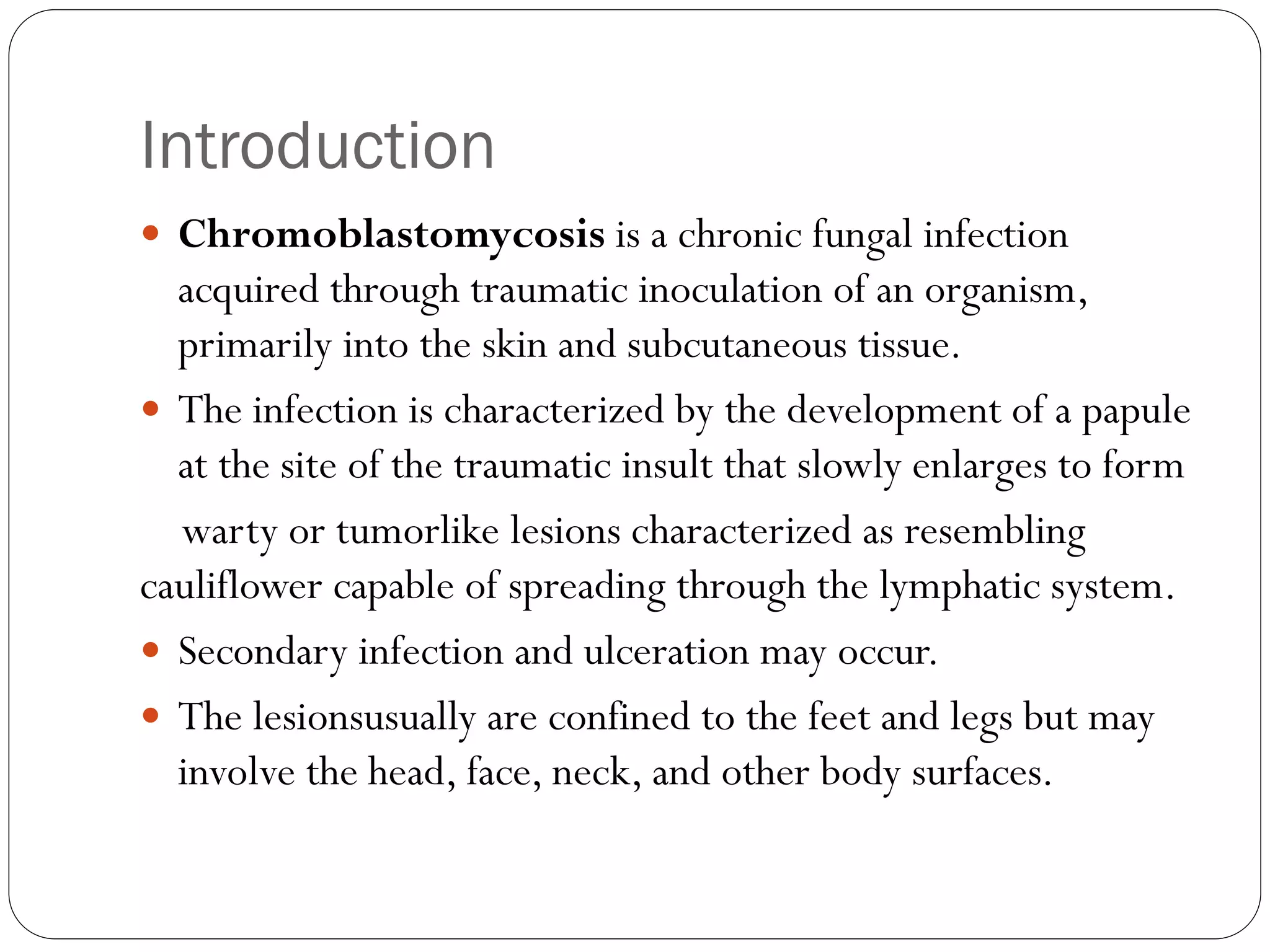 Chromoblastomycosis | PDF