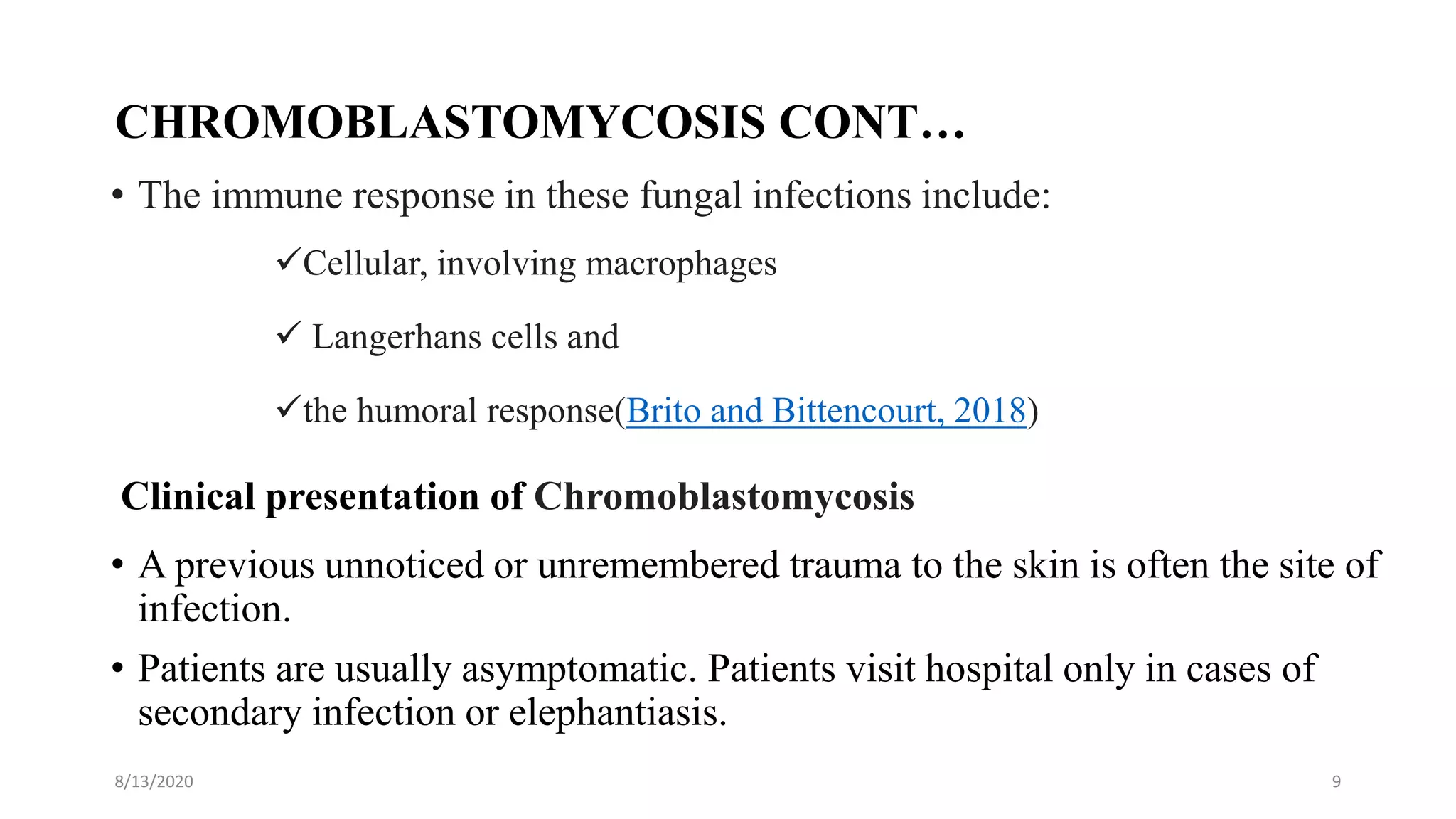 Chromoblastomycosis and phaeohyphomycosis | PPTX