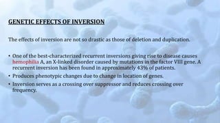 CHROMOSOMAL ABERRATION.a detailed presentation | PPTX