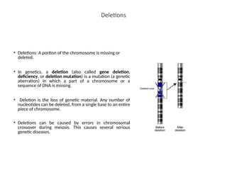 Chromosomal aberration, chromosome aberration.ppt