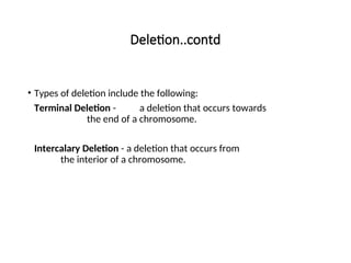 Chromosomal aberration, chromosome aberration.ppt
