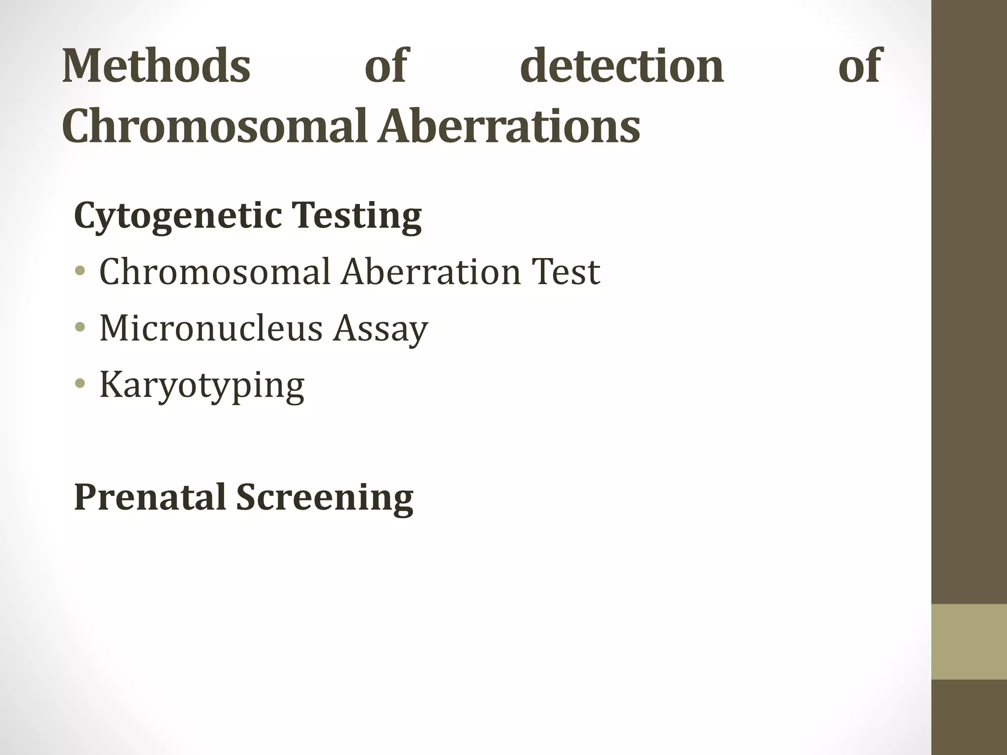 Chromosomal Aberration | PPTX