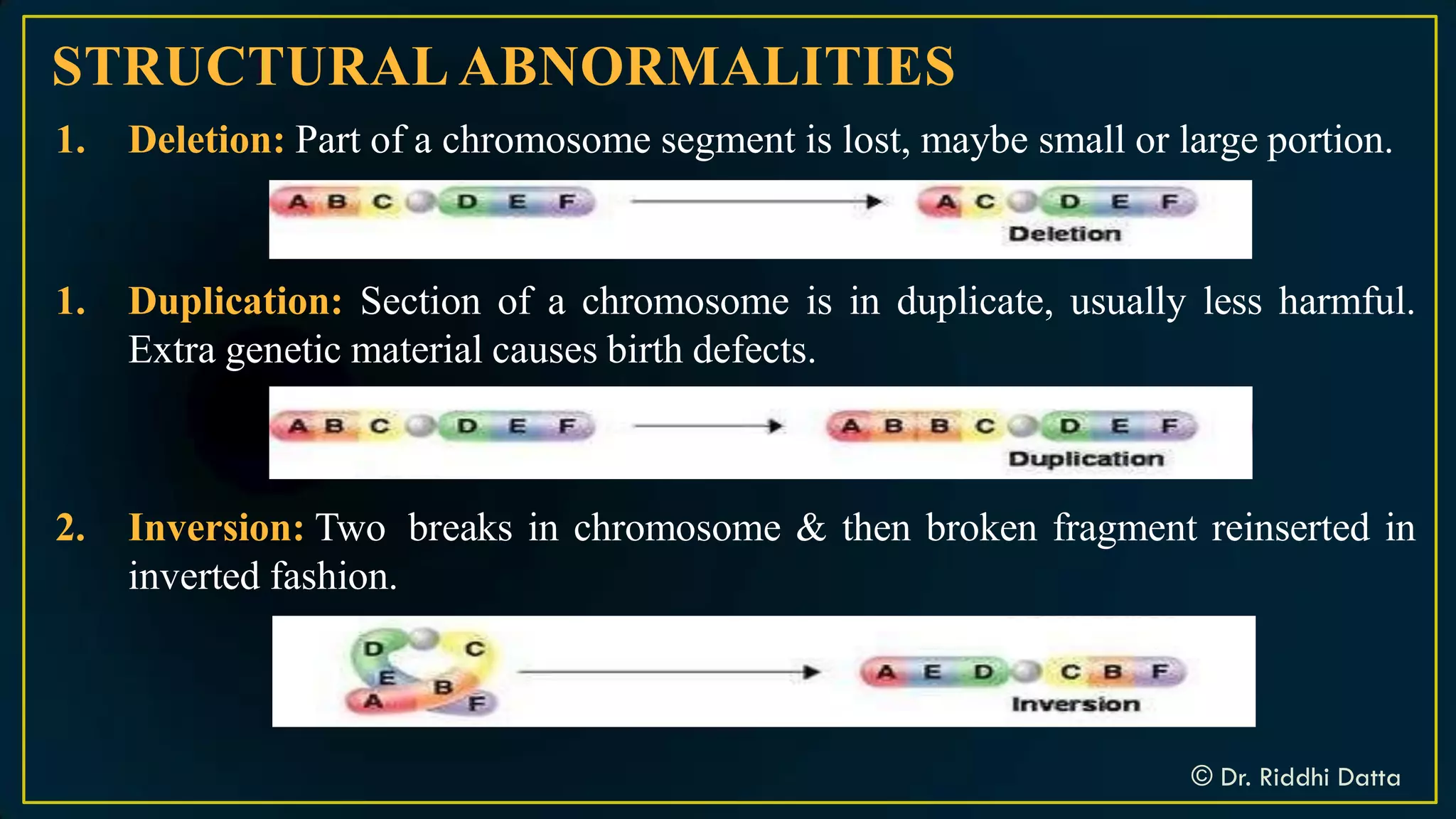 Introduction to Chromosomal Aberration | PDF
