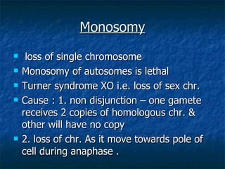 Chromosomal Aberrations | PPT