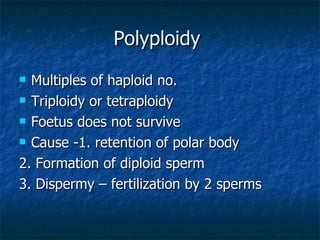 Chromosomal Aberrations | PPT