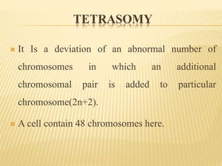 Chromosomal aberrations | PPTX