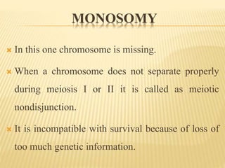 Chromosomal aberrations | PPTX