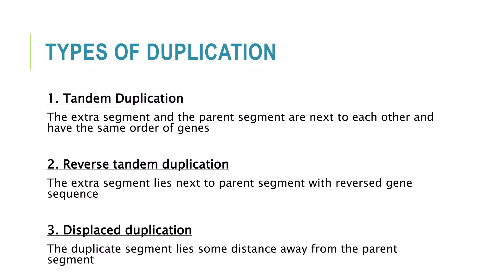Structural Chromosomal aberrations (Change in Structure of Chromosome ...