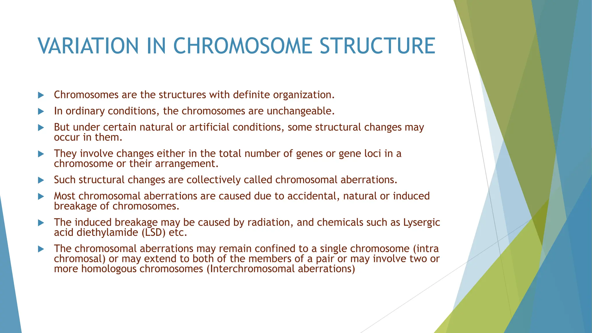 CHROMOSOMAL ABERRATIONS.pptx microbiology | PPTX