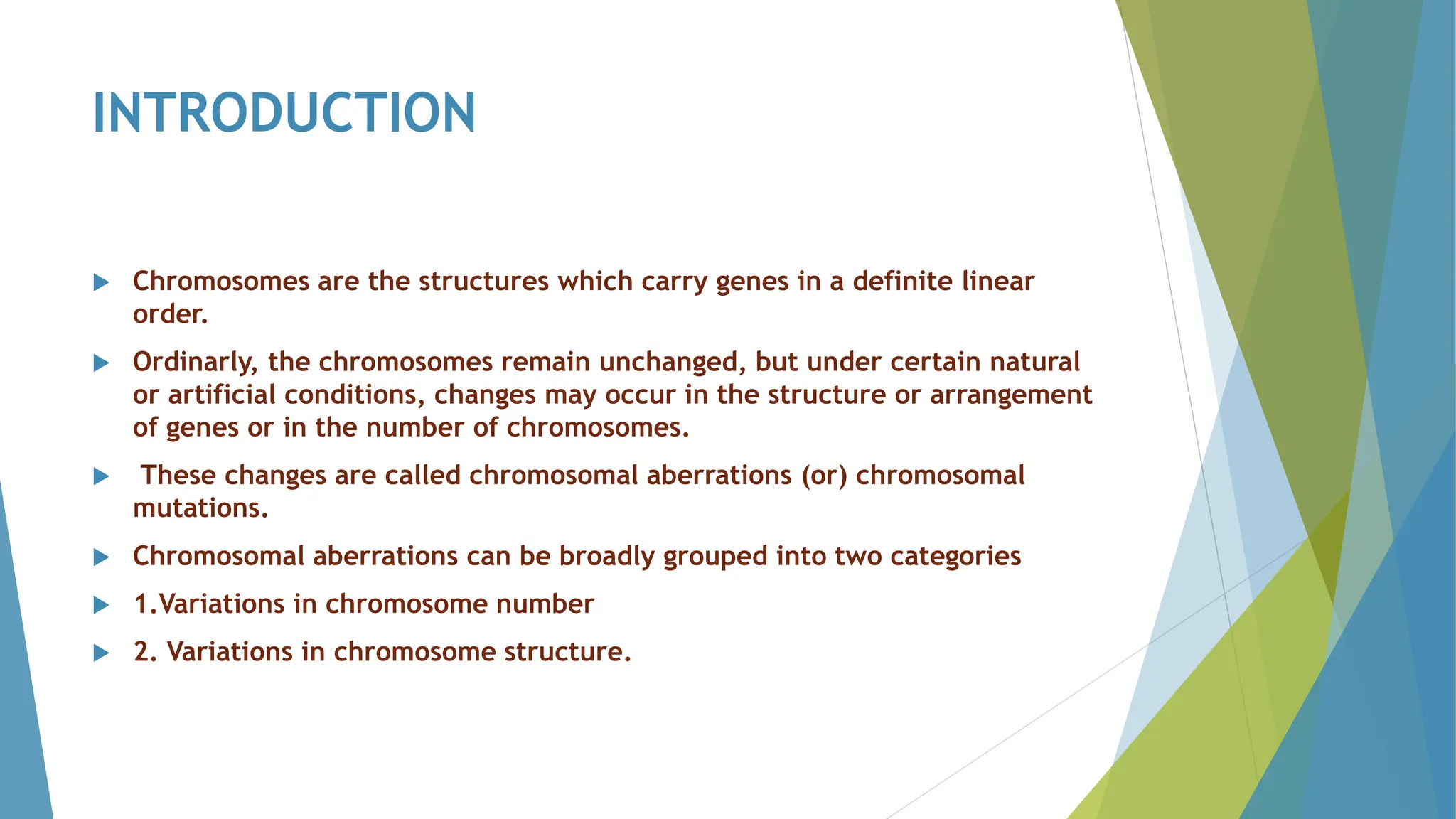 CHROMOSOMAL ABERRATIONS.pptx microbiology | PPTX
