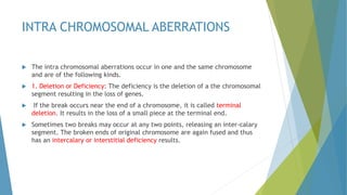 CHROMOSOMAL ABERRATIONS.pptx microbiology | PPTX
