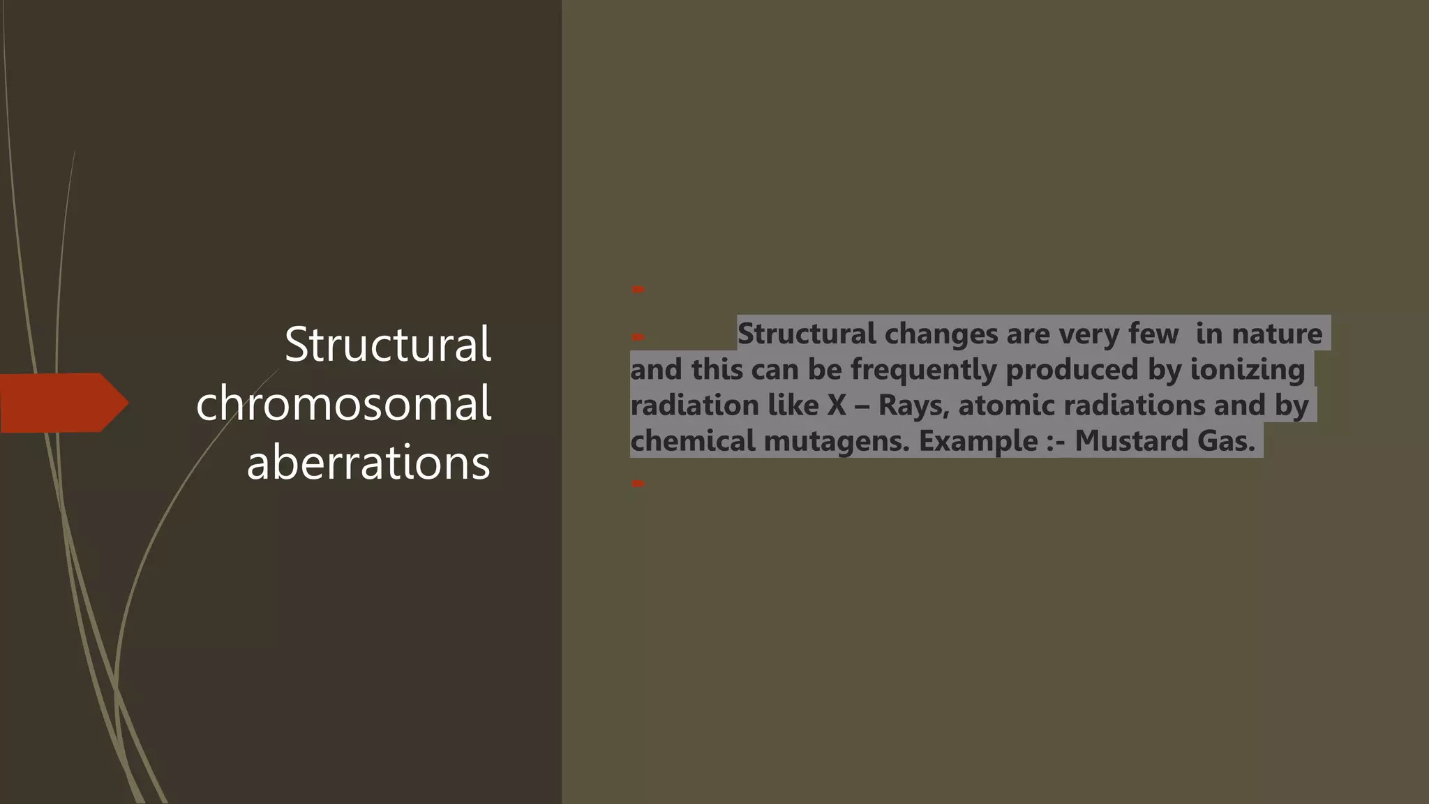 Chromosomal aberrations by Vaishnavi Saxena M.Sc. I year.pptx