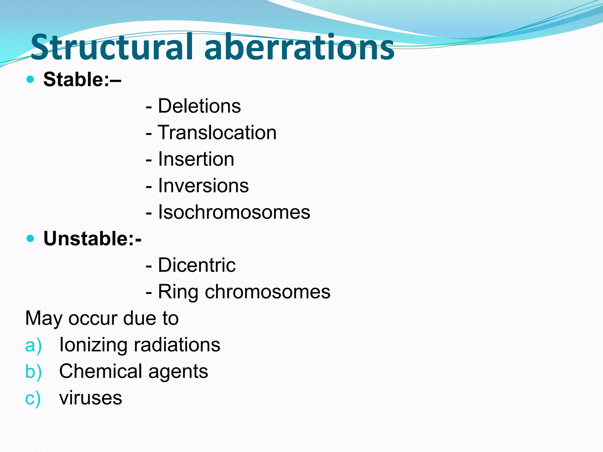Chromosomal aberrations,downs syndrome-Dr.Gourav | PPTX