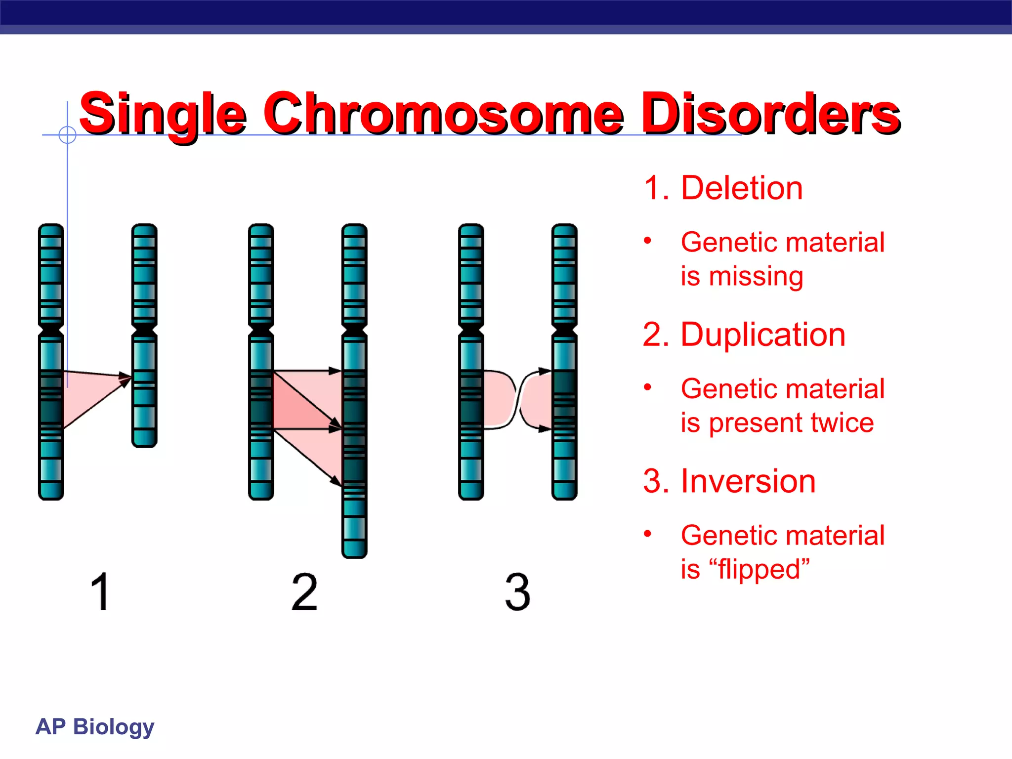 Chromosomal abnormalities | PPT