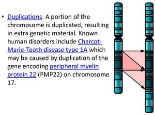 Chromosomal abnormalities | PPTX