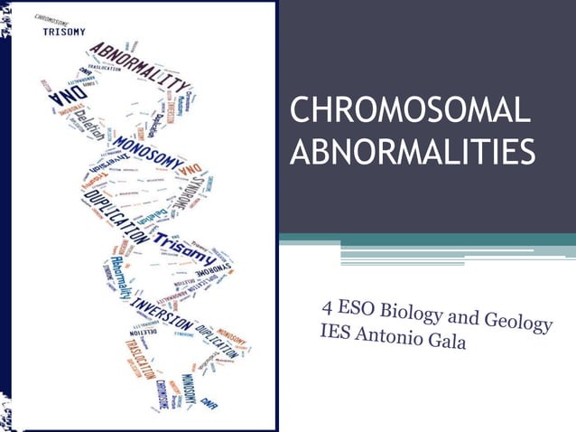 Chromosomal abnormalities | PPTX