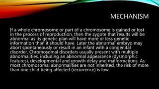 Chromosomal abnormalities | PPTX