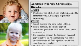 Chromosomal and genetic disorders | PPTX
