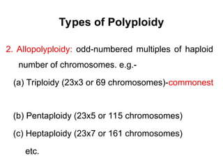 Chromosomal abnormalities in humans .ppt
